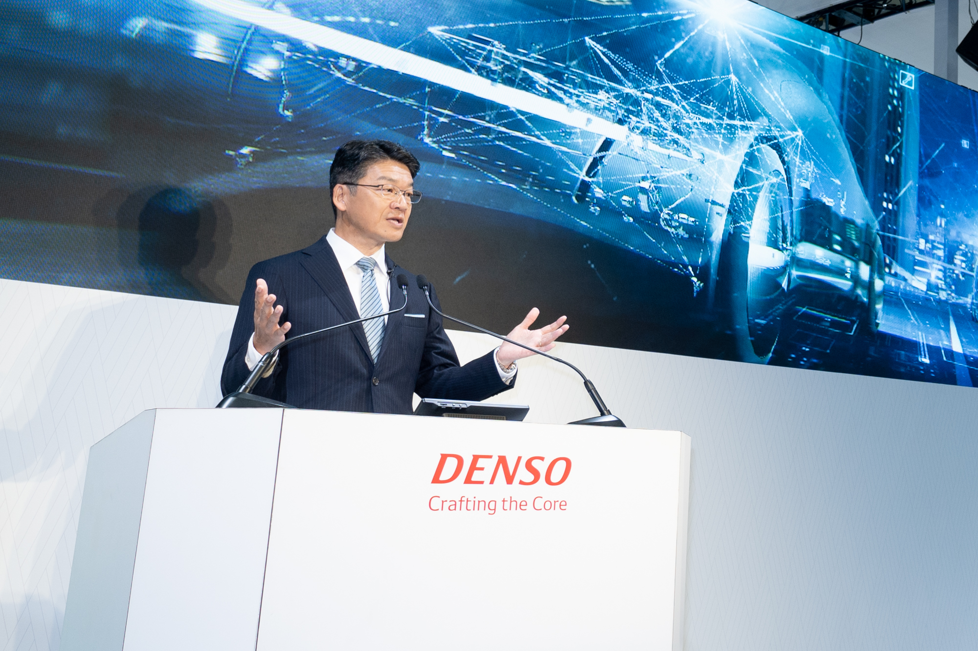 DENSO Hosted a Press Conference at JAPAN MOBILITY SHOW 2023 | Newsroom | News | DENSO Global Website