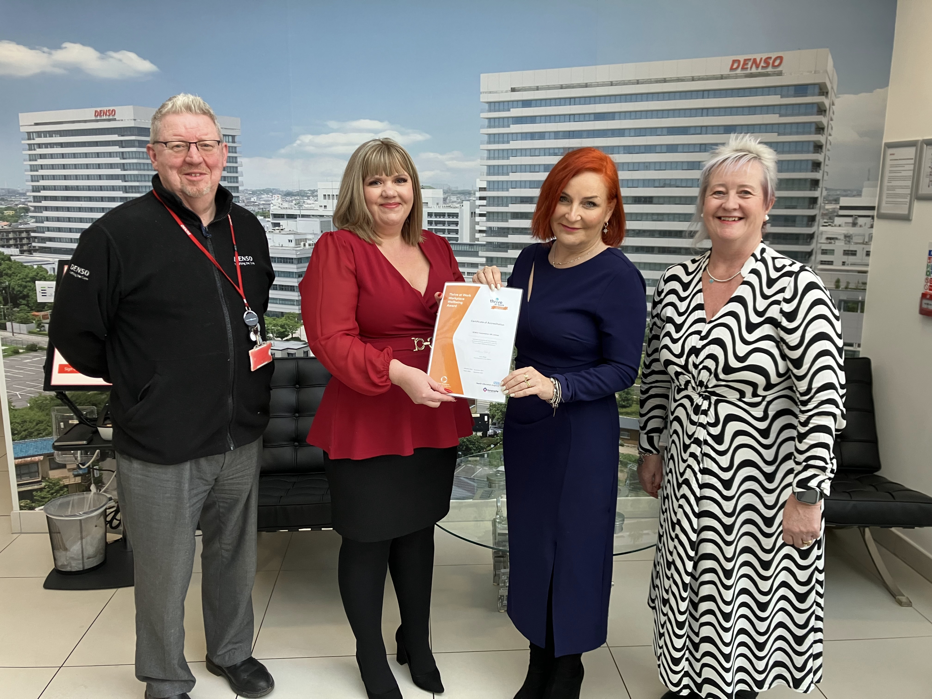 DENSO Automotive UK Attains Gold Status with Thrive at Work ...